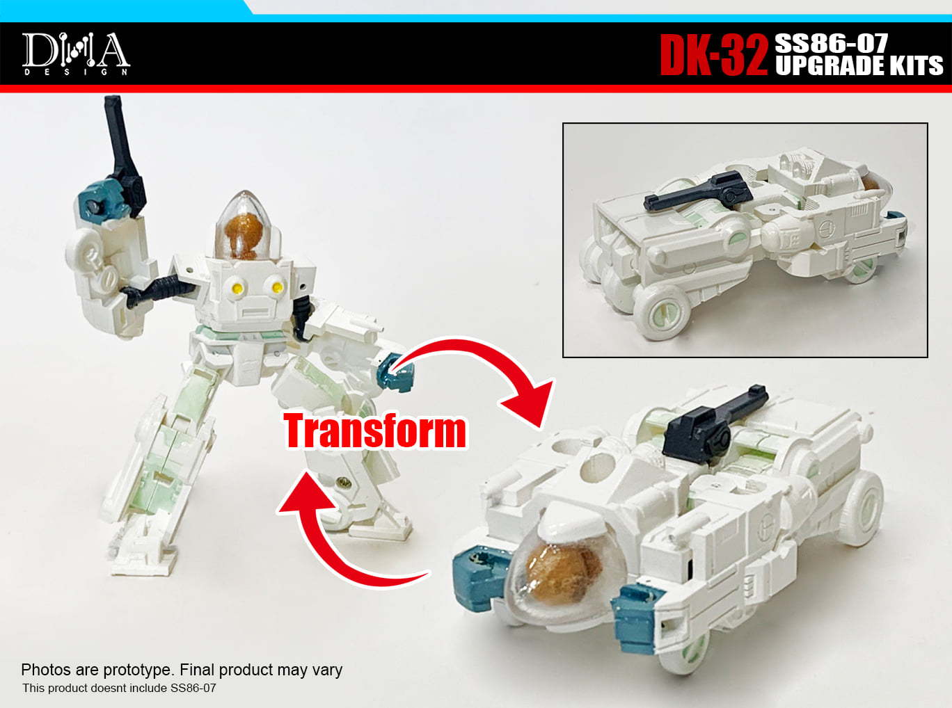 DNA Design DK-32 Studio Series Dinobot Slug Upgrade Kit Revealed