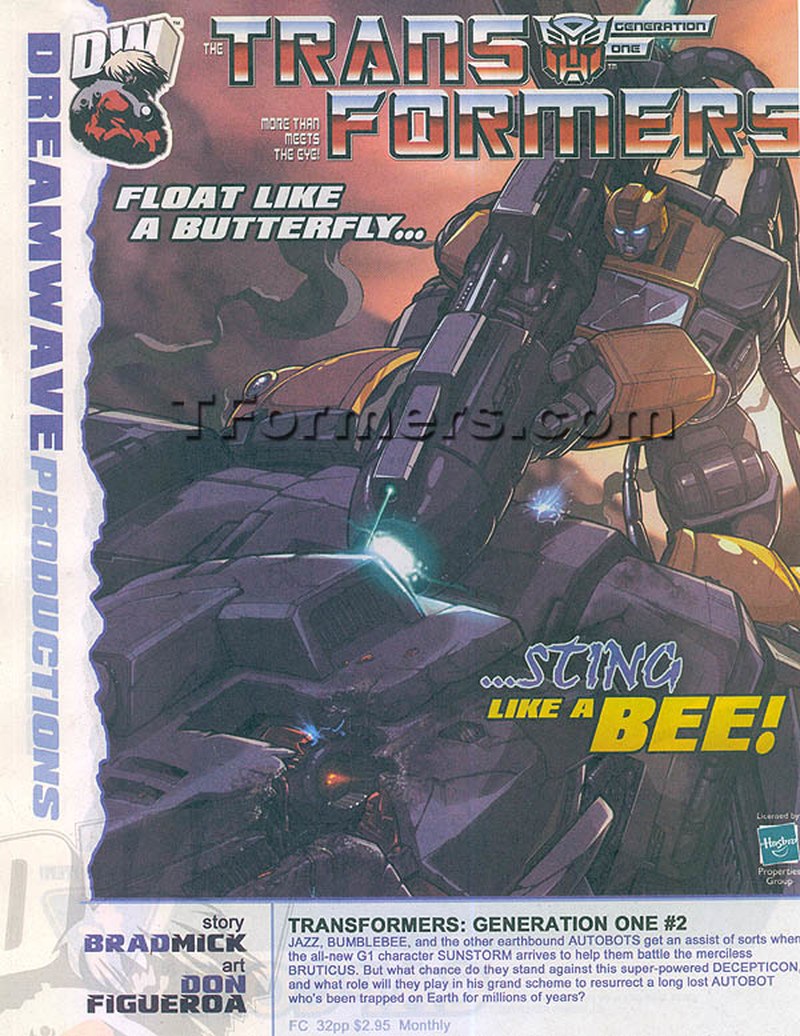 Dreamwave Comics in December Previews