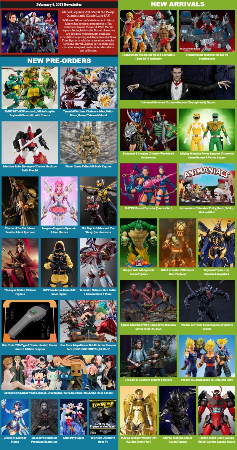BBTS News Marvel Legends TMNT BST AXN Tamashii Nations Machine Robo 